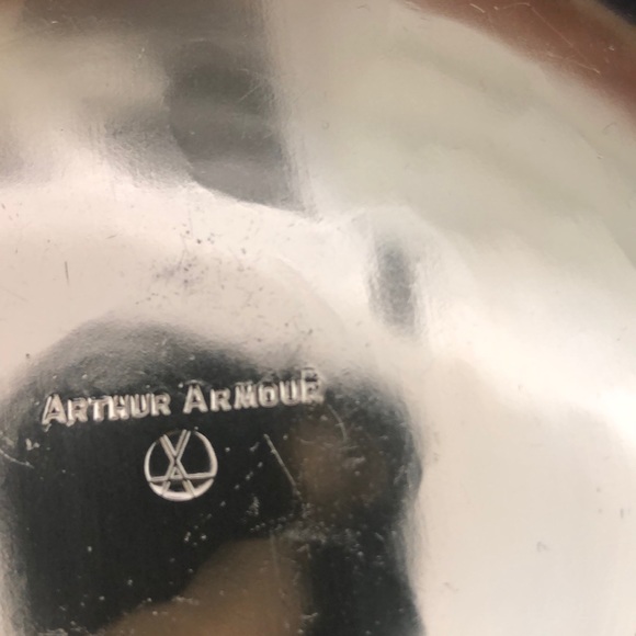 Arthur Armour | Dining | Vintage Arthur Armour Hammered Aluminum Gold ...